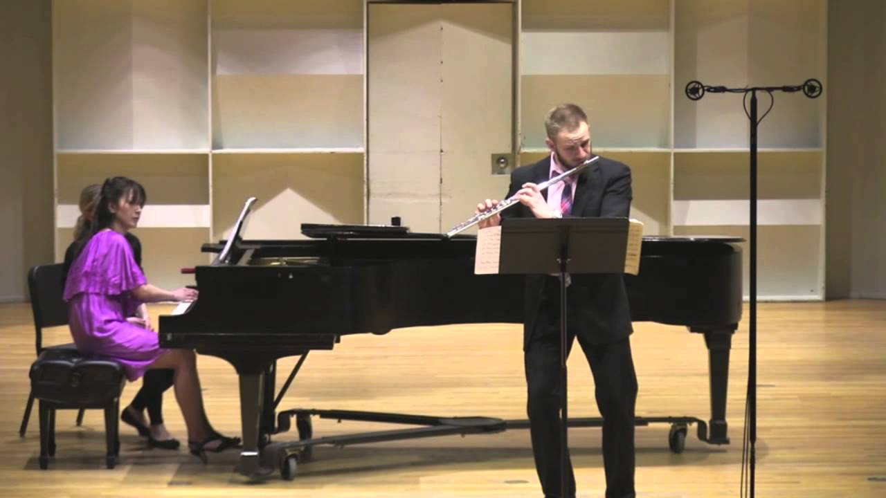 Lowell Liebermann: Sonata for Flute and Piano, Op. 23, II. Presto - YouTube