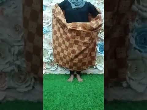 TUTORIAL CARA MENGGUNAKAN SARUNG BATIK MENJADI ROK YANG SIMPLE DAN MEWAH