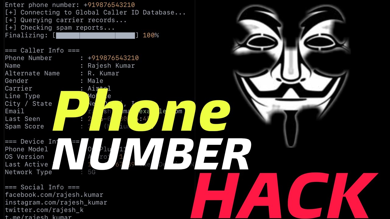 How Hackers Can Find Your Info From Just a Phone Number – Educational ...