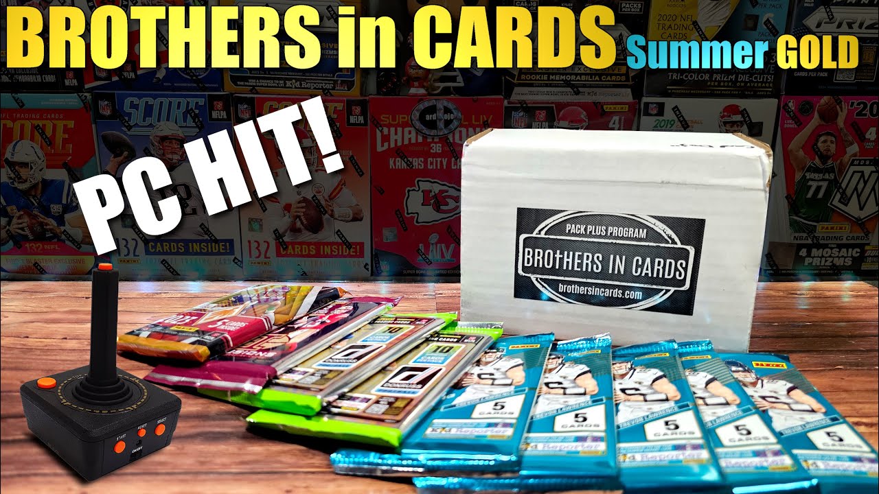 PULLED A PC HIT! | Brothers in Cards GOLD Football Summer Box - 9 ...