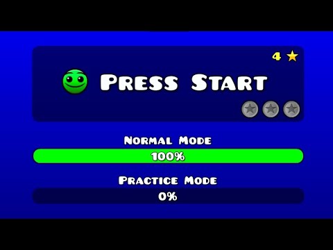 Прошёл уровень Press start!! Geometry dash - YouTube