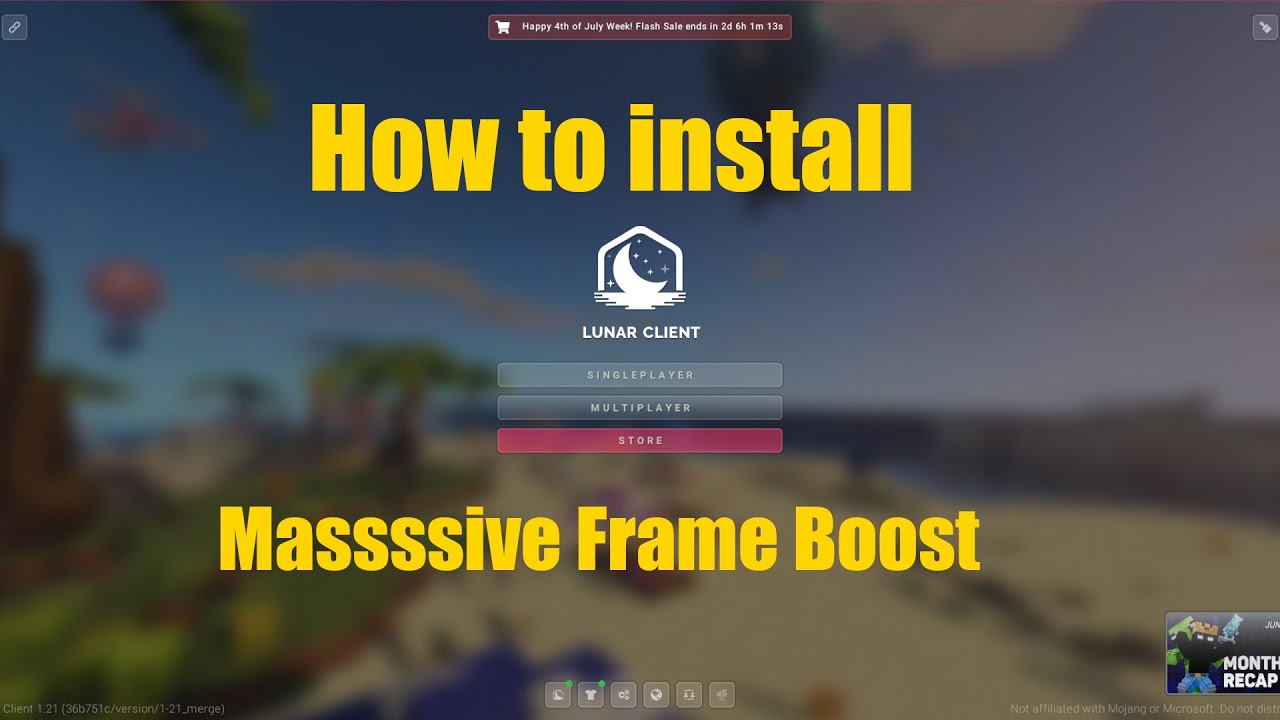 How To Download And Install Lunar Client For Minecraft 2024 - YouTube