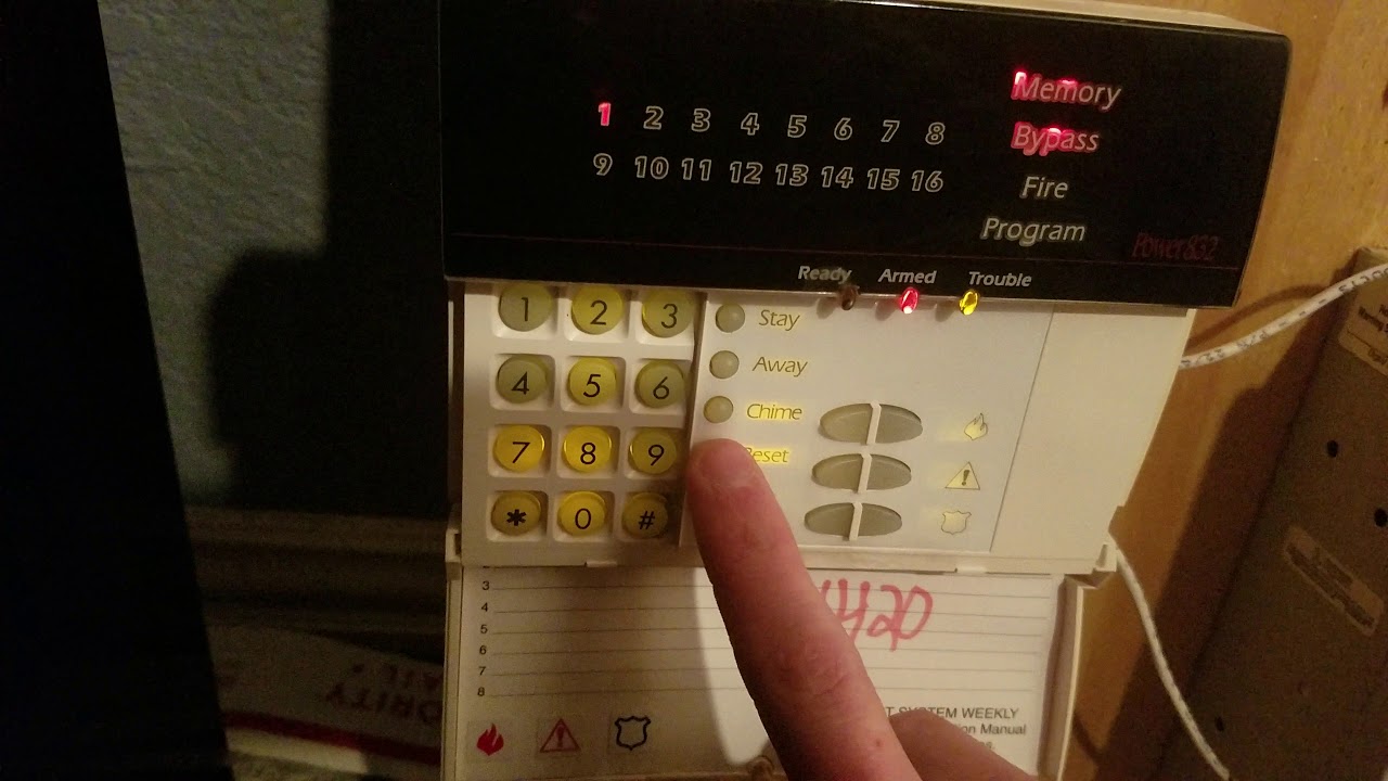 Security system test 1. - YouTube