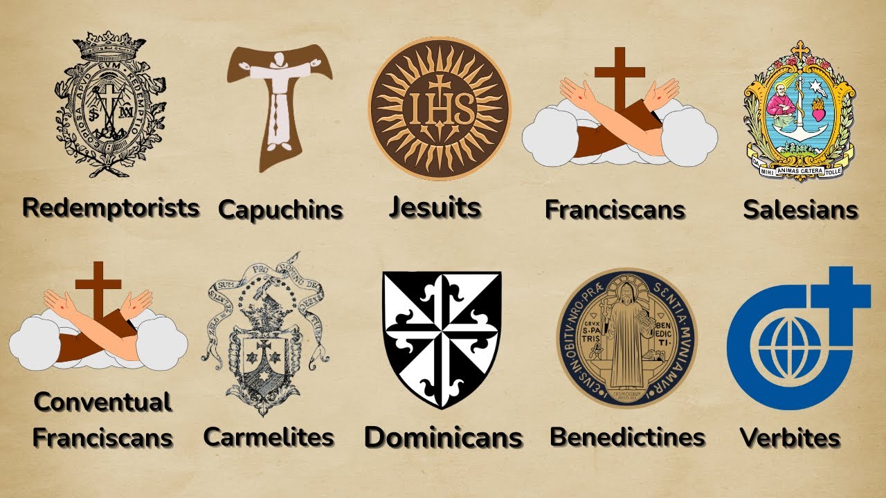 10 Largest Catholic Religious Orders Explained! - YouTube