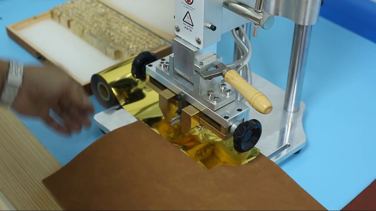 WT-90KS Digital printing bronzing machine - YouTube