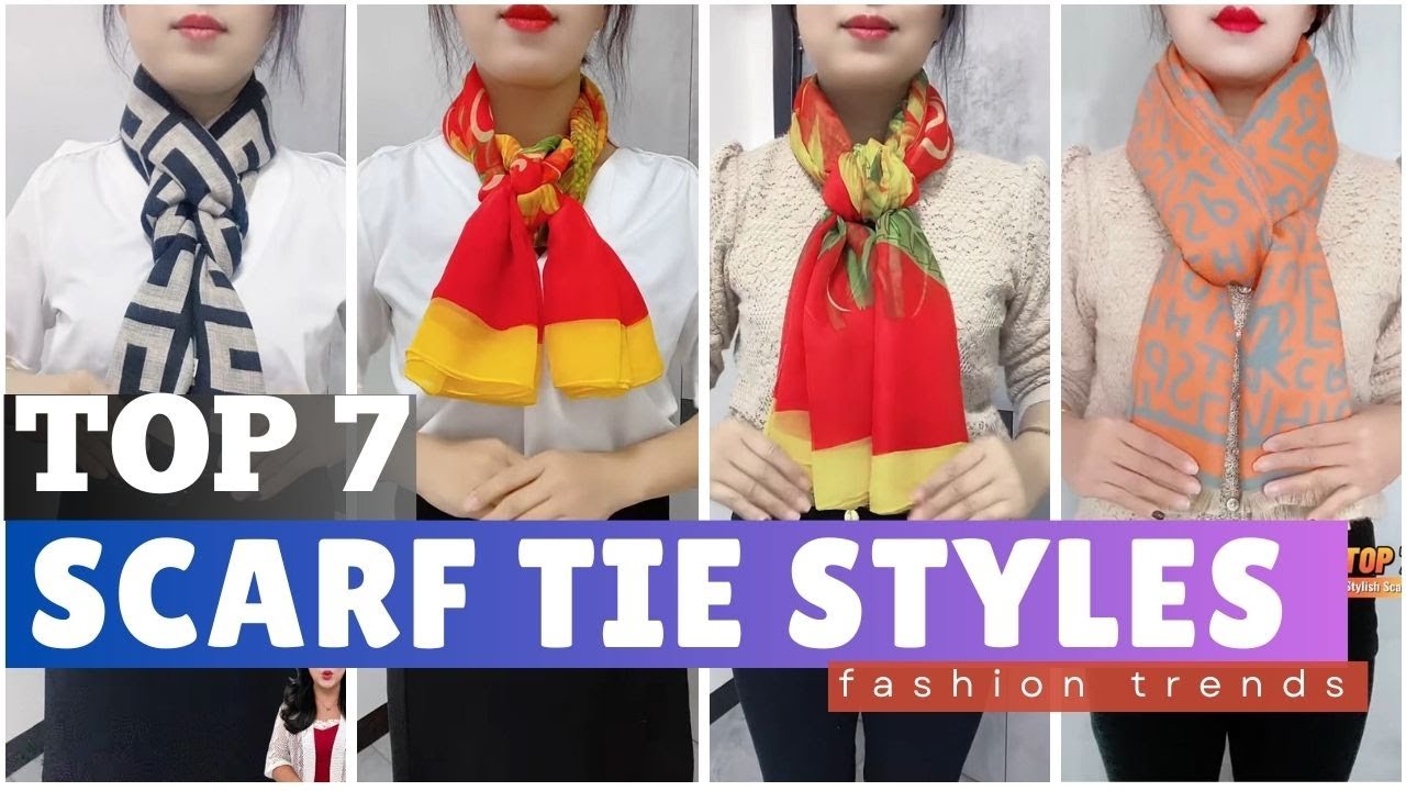 7 Ideas for How to Tie a Scarf | Winter Scarf Tie Styles Part-120124 ...