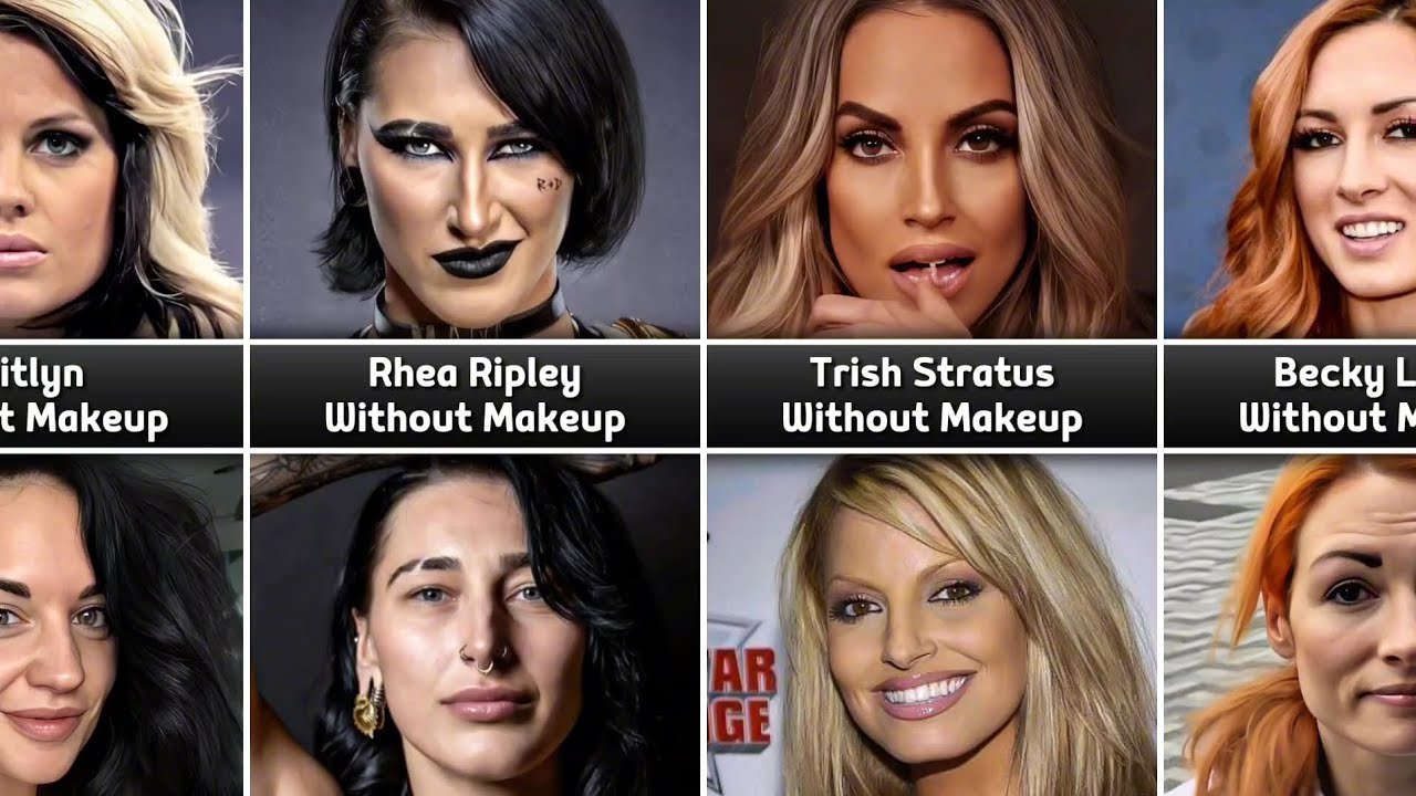 Wwe Female Wrestlers without Makeup - YouTube