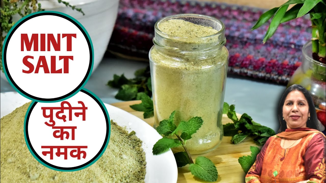 Mint Flavoured Salt Recipe | पुदीना वाला नमक - YouTube