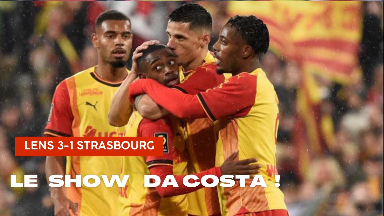 AMBIANCE : RC LENS 3-1 STRASBOURG !! LE SHOW DAVID PEREIRA DA COSTA ...