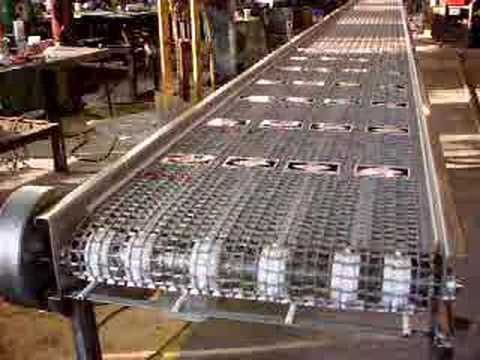 Wire Mesh Conveyor - YouTube