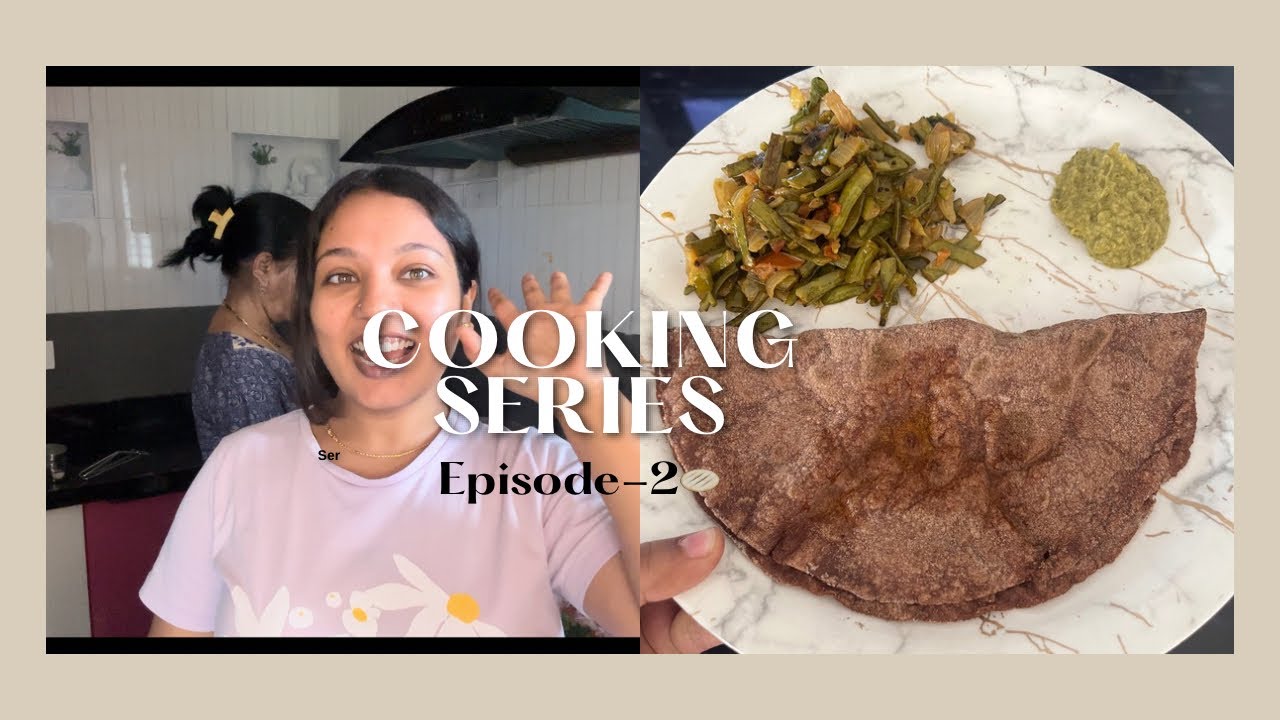 Cooking series Episode-2🫓[ragi rotti Javalikayi palya]#ragirotti# ...