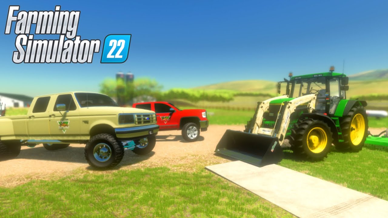 Farming Simulator 22 || THE LIFTED SQUAREBODY FINALLY RUNS! BUSH ...