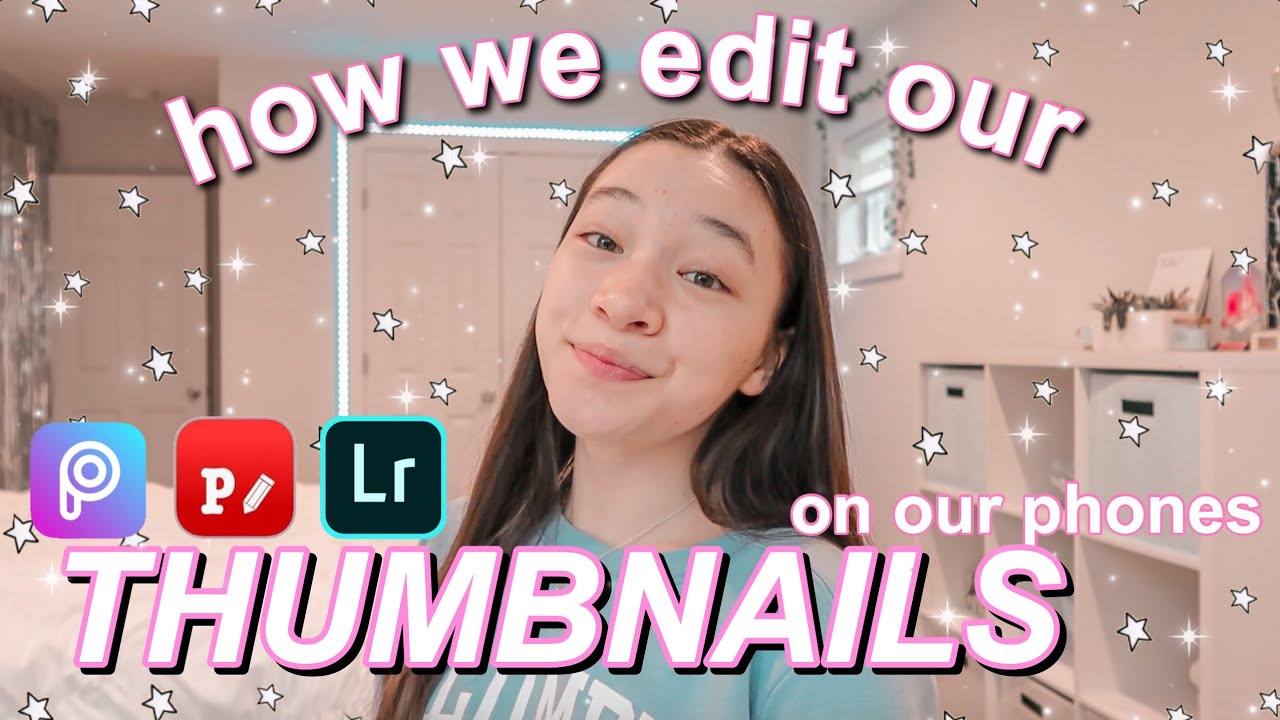 HOW WE MAKE OUR THUMBNAILS ON OUR IPHONES *free + easy* - YouTube