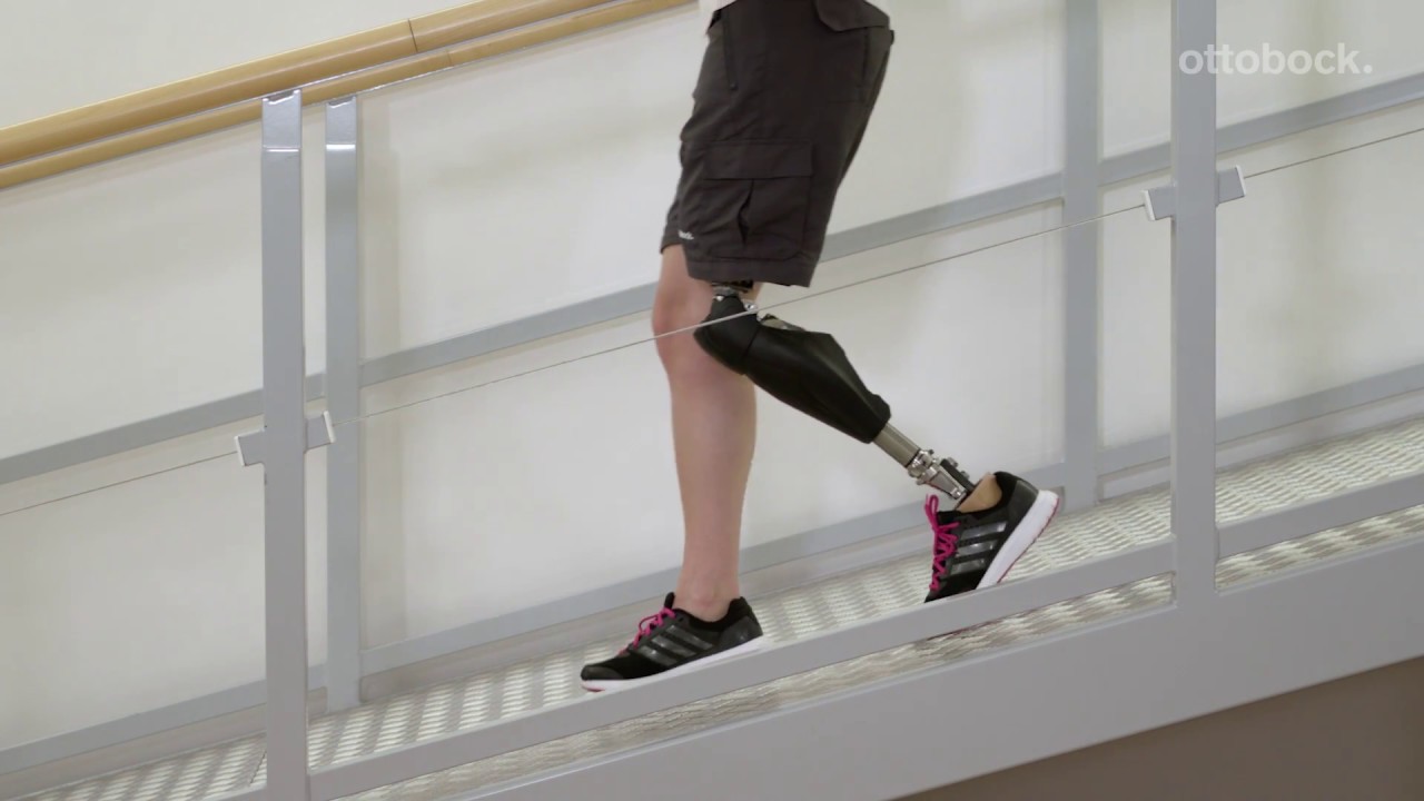 Walking down Ramps and Stairs - YouTube