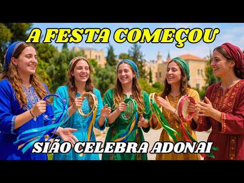O REI DA GLÓRIA CHEGOU! | CELEBRAÇÃO HEBRAICA COM VIOLINOS E DARBUKA