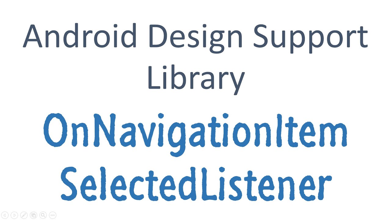 272 OnNavigationItemSelectedListener Example | - YouTube