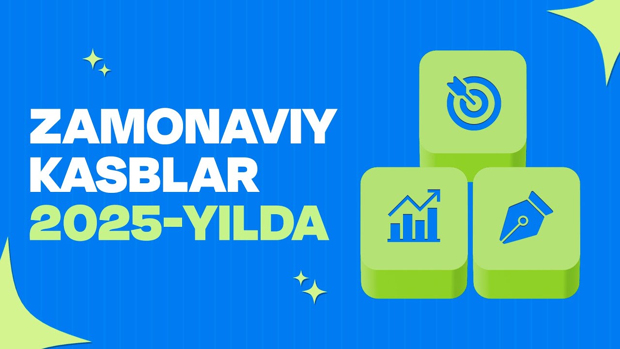 Zamonaviy kasblar 2025-yilda | Jonli efir - YouTube