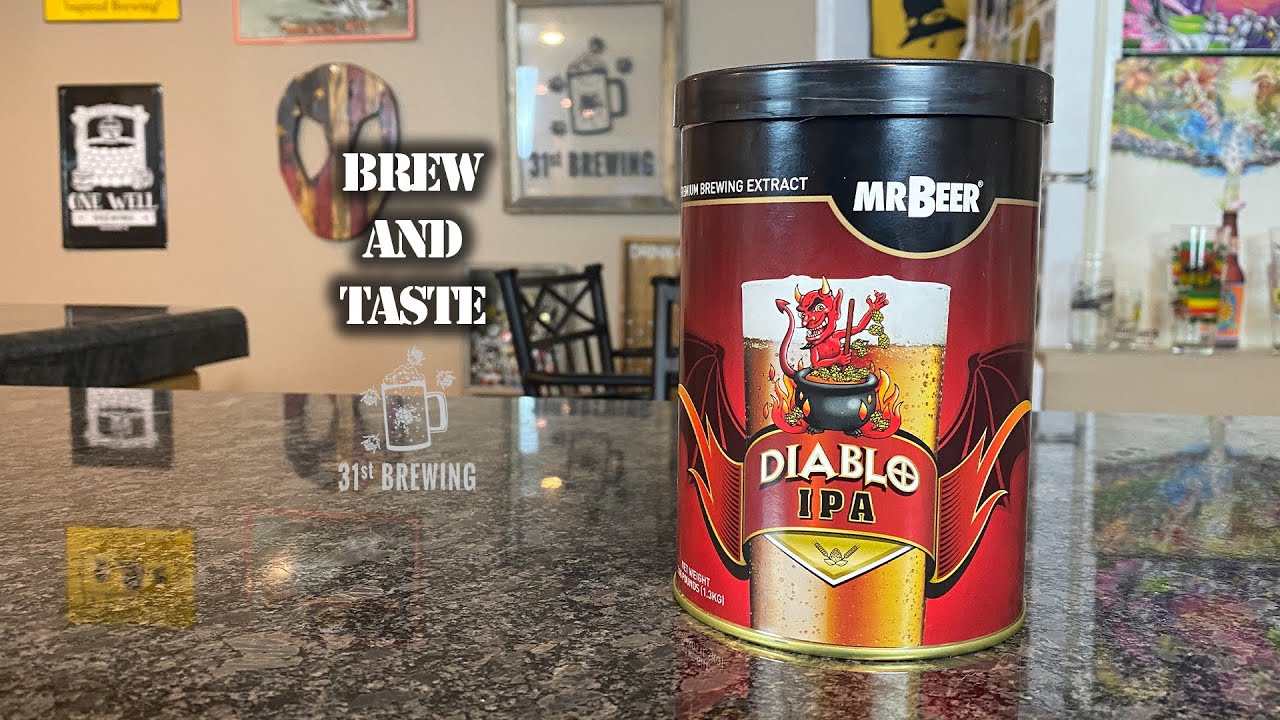 Brew and Taste: Mr. Beer Diablo IPA Brew and Tasting - YouTube