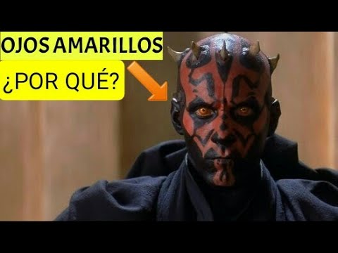 ¿Por qué los sith tienen ojos amarillos? Star Wars - YouTube