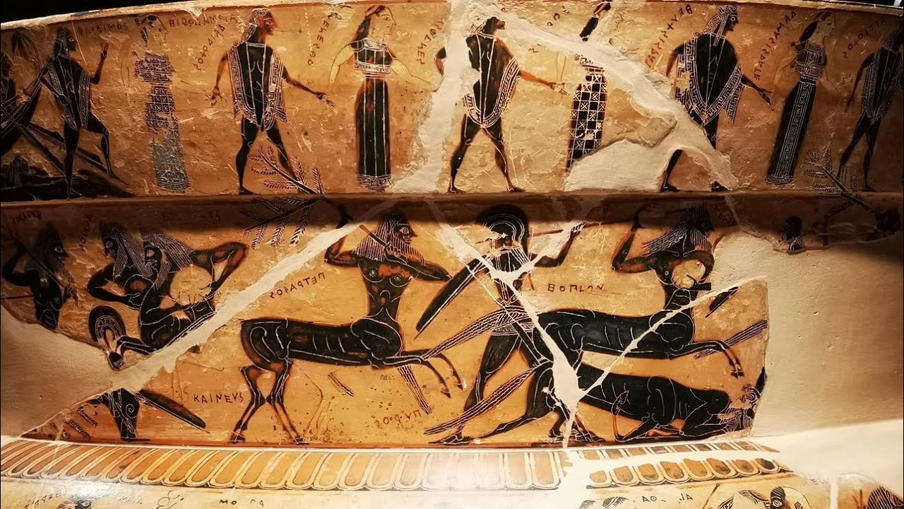 Il Vaso François, il "Re dei Vasi" di Ergotimos e Kleitias - YouTube