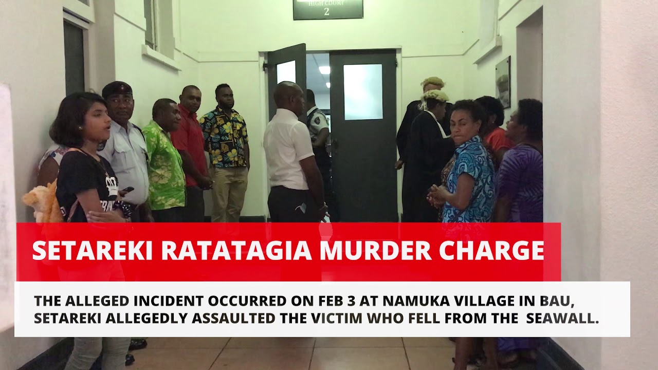 Setareki Ratatagia Charged With Murder - YouTube