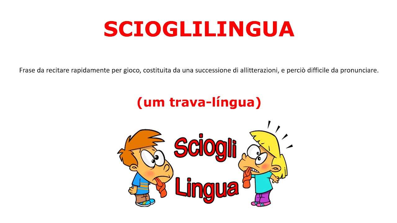 scioglilingua - YouTube