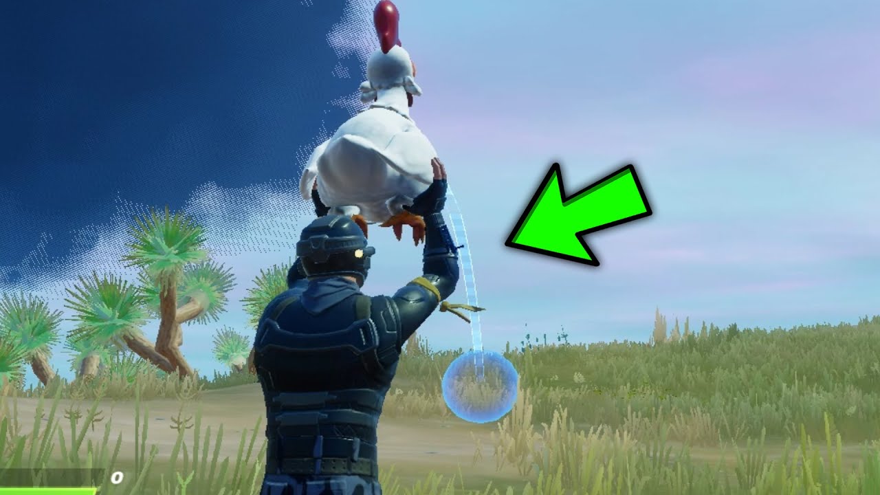 Throw chickens || Fortnite Avian Ambush Week quests - YouTube