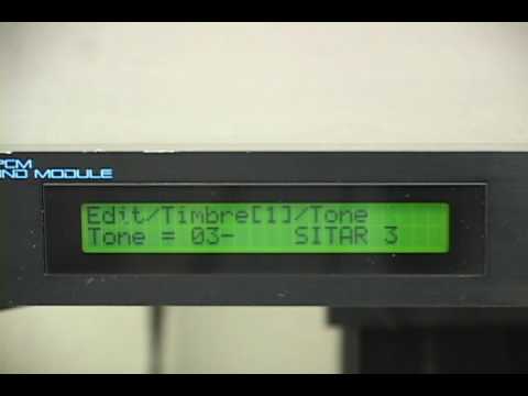Roland U-110 PCM Cards Demonstration