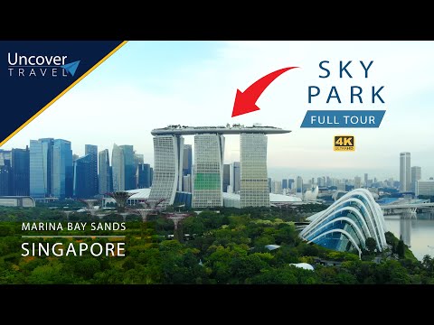 SkyPark Observation Deck - Marina Bay Sands | Singapore - 4K