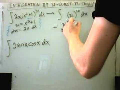 U-substitution - Indefinite Integral, Another 2 examples - YouTube