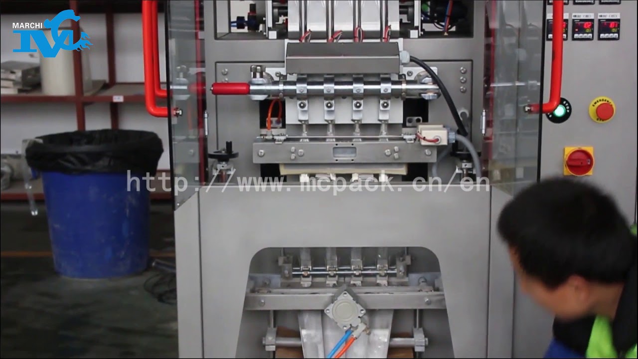 Instant Coffee (3in1) Packaging Machine - Multi Lane - Servo Motor ...