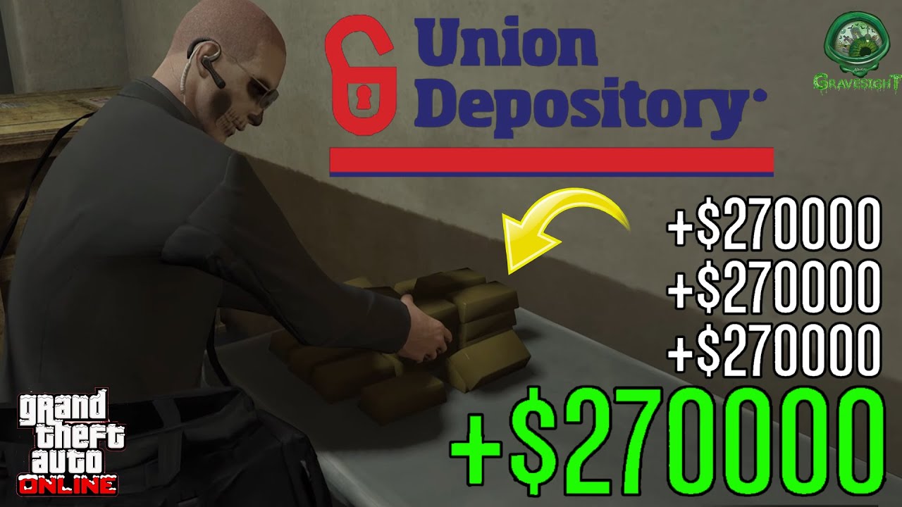 GTA Online - Union Depository Robbery! (Easiest Method) - YouTube