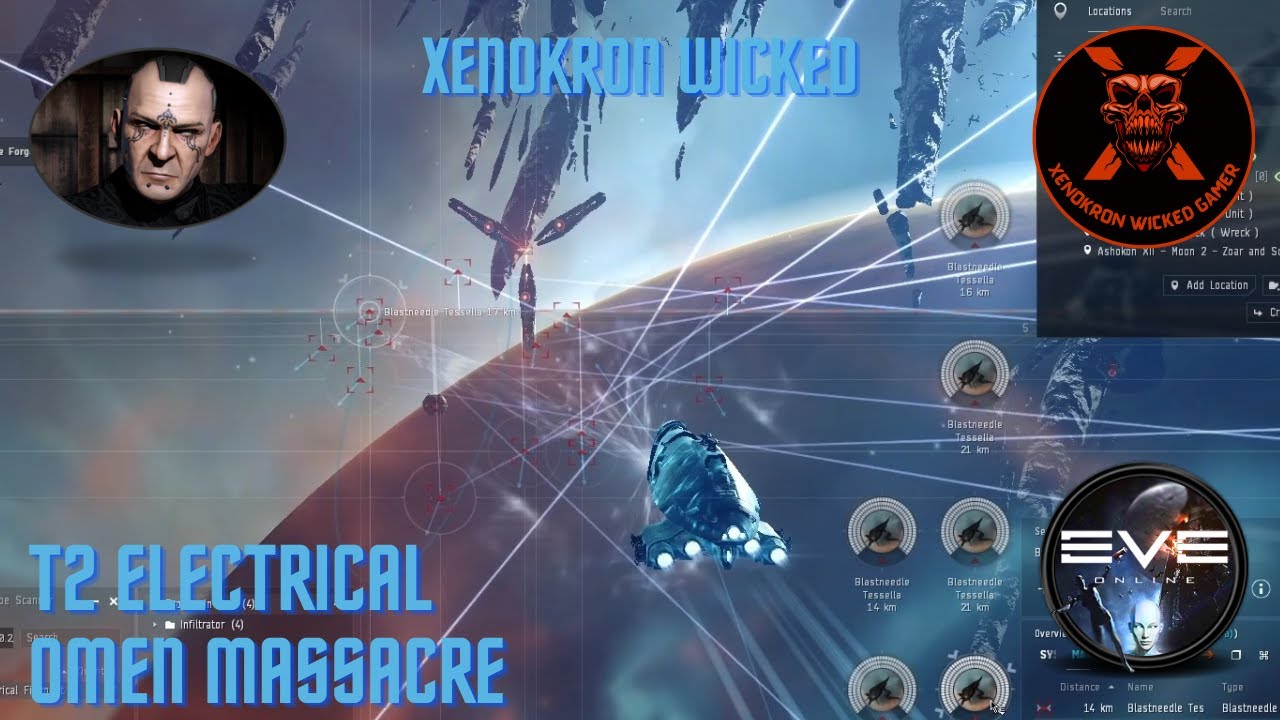 Eve Online || T2 Electrical Omen Massacre! || #eveonline #eve #gaming # ...