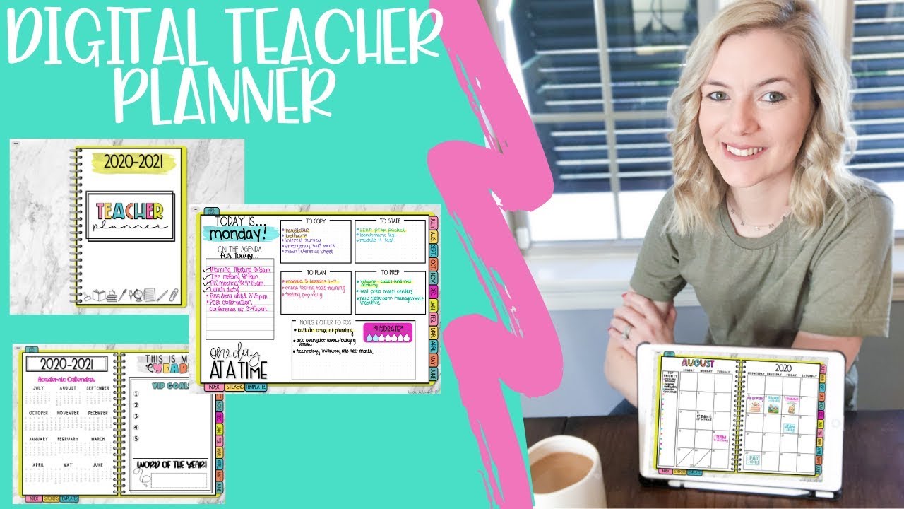 Digital Teacher Planner- 2020-2021- How To Edit Video- Back To School ...
