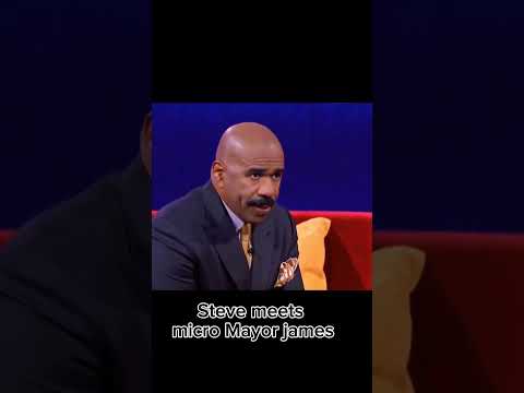 steve harvey meets micro mayor james ️ - YouTube