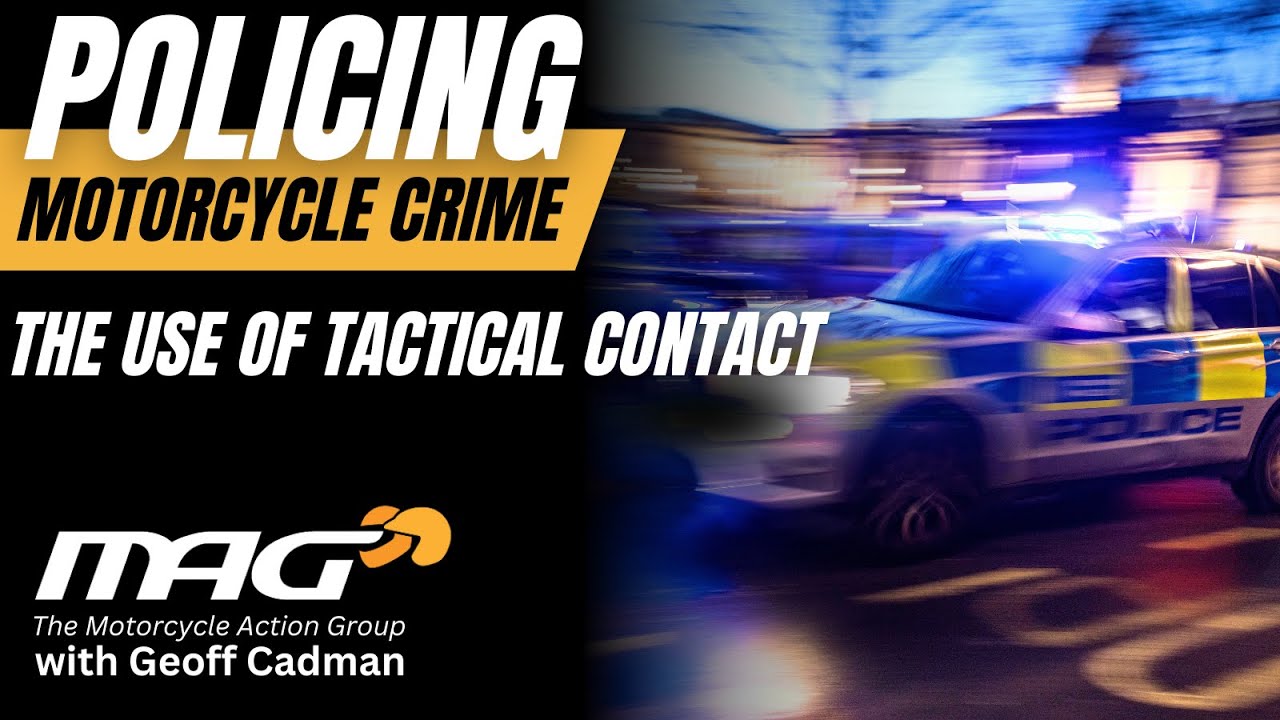 Policing motorcycle crime- The use of tactical contact - YouTube