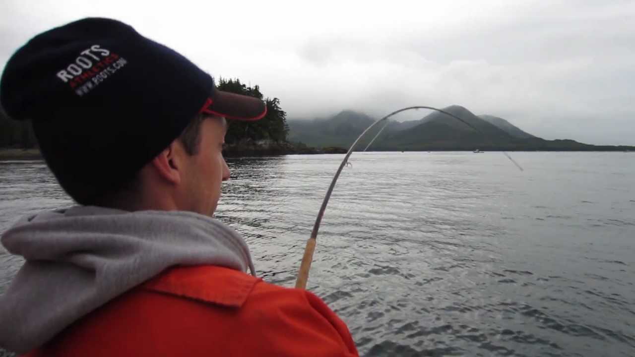 Chinook Salmon Fishing in Prince Rupert BC - FishinBC.COM - YouTube