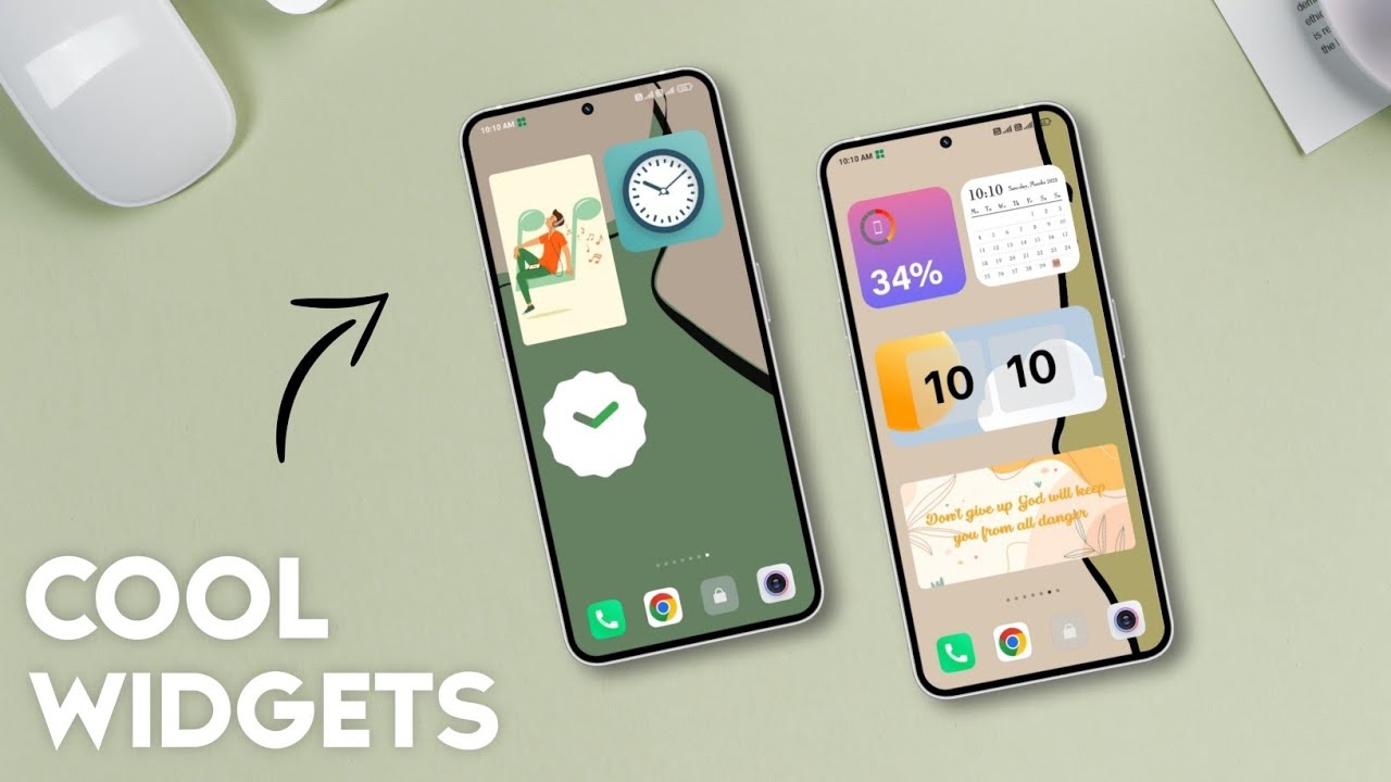 Aesthetic widgets for android || best widget for your home screen - YouTube