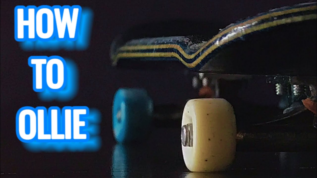 How To Ollie - Fingerboard Trick Tip for Beginners - YouTube