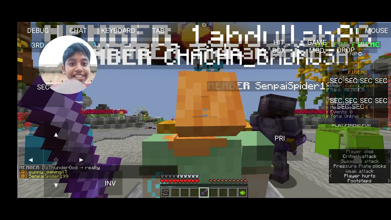 india biggest server fire mc server IP in Minecraft - YouTube