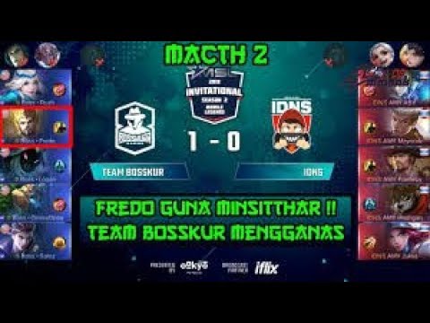 IDNS VS TEAM BOSSKUR Match 2 MSL Season 2 - YouTube