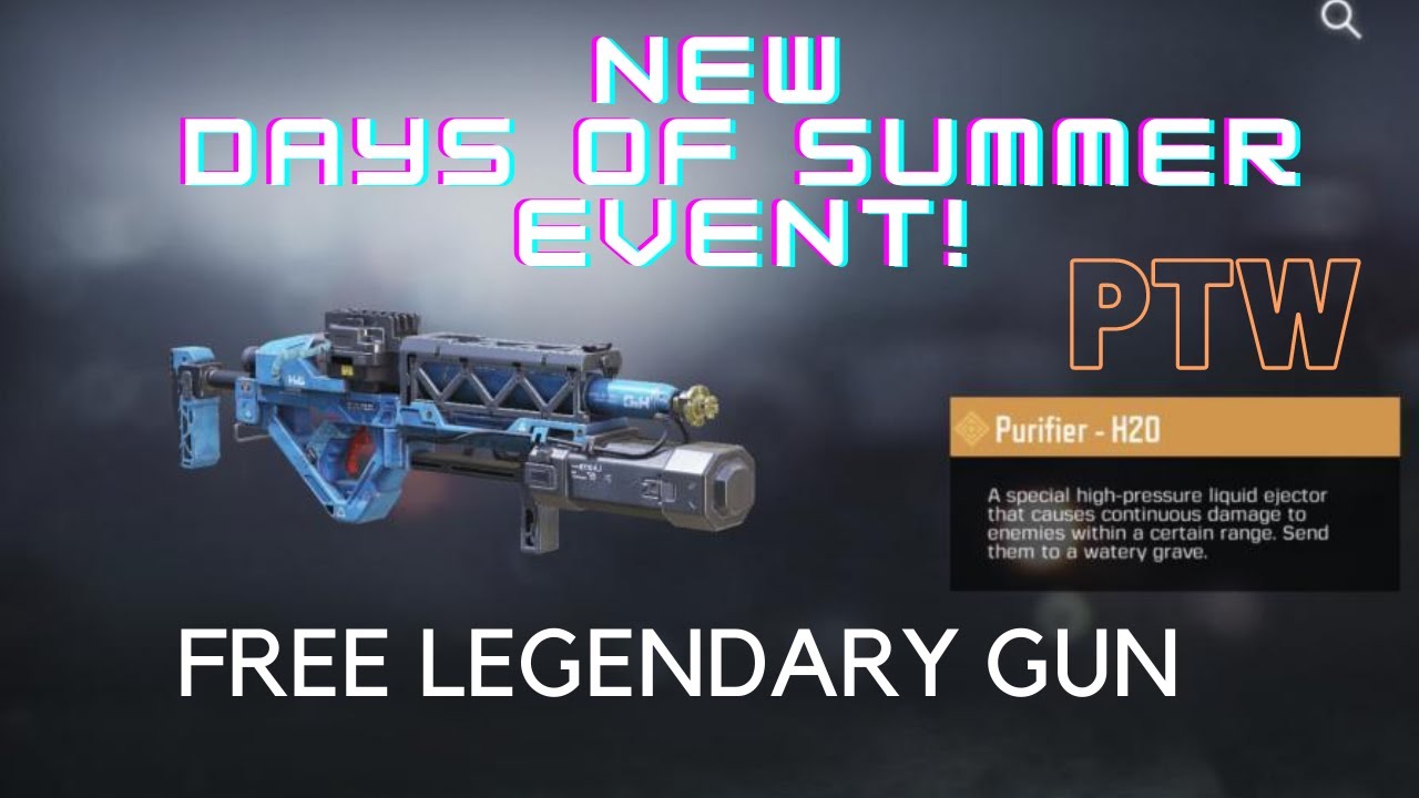 LEGENDARY GUN FOR FREE?! Play To Win Purifier H2o Gameplay! - YouTube