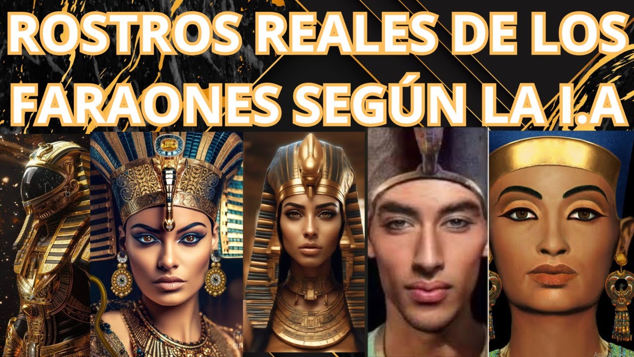 LOS ROSTROS REALES DE LOS FARAONES SEGUN LAS INTELIGENCIA ARTIFICIAL ...