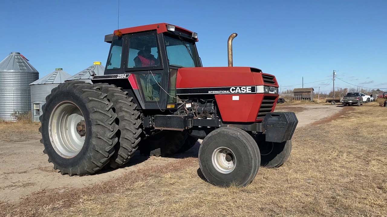 SOLD *1985 CaseIH 2594 2wd 217hp Tractor - YouTube