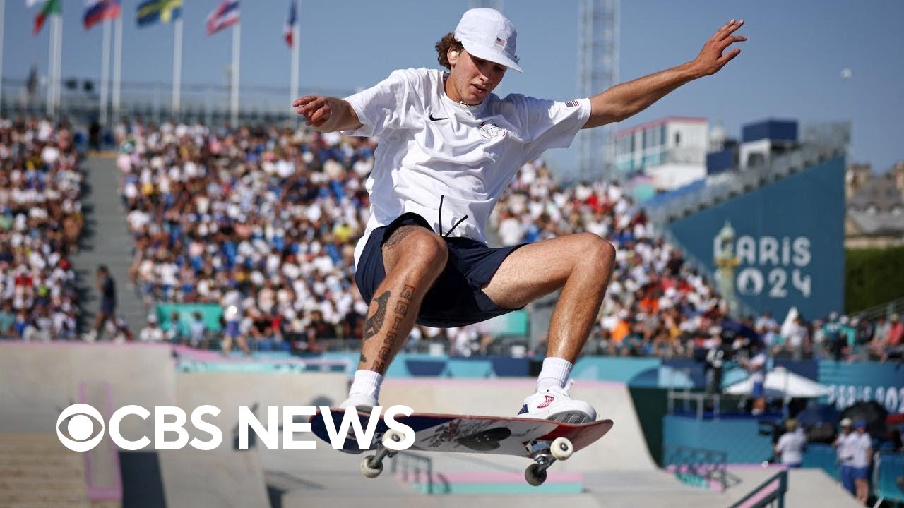 Jagger Eaton wins Olympics silver medal in street skateboarding - YouTube