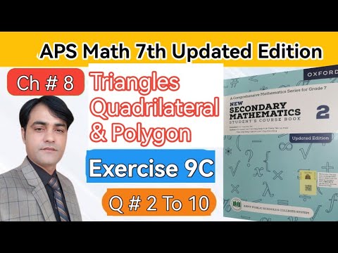 Exercise 9C Question 2 To 10 II APS Maths 7th II New Secondary Math ...