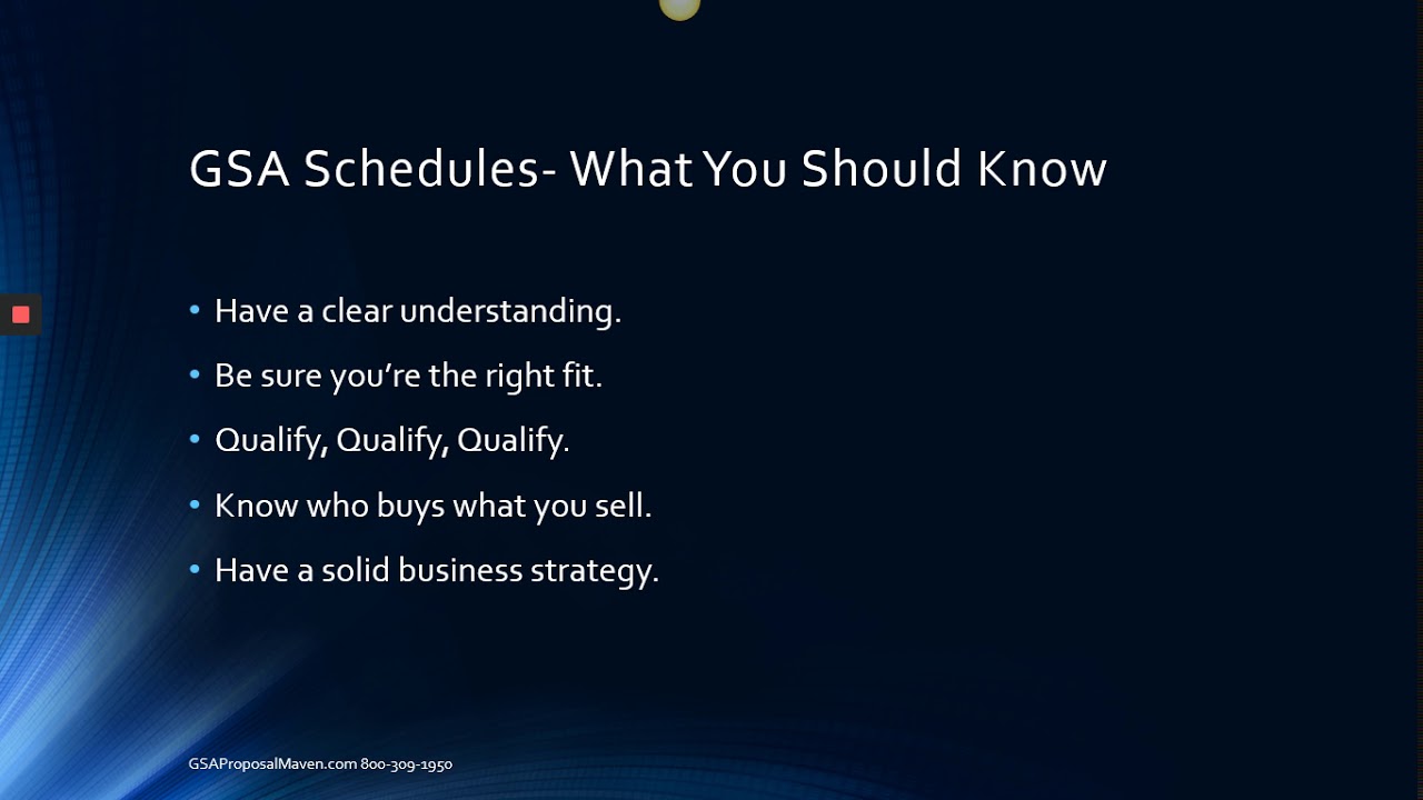 Day 7 GSA Schedules What You Should Know - YouTube