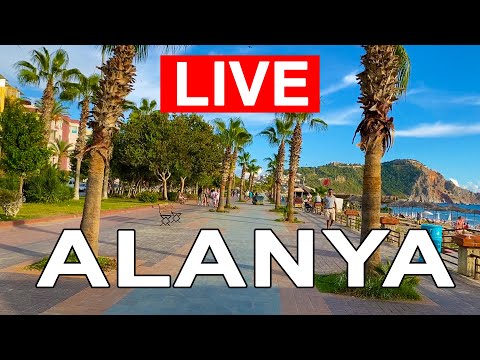 Live Webcam Alanya Turkey. KLEOPATRA BEACH 15.08.2023 #alanya #alanyatürkei