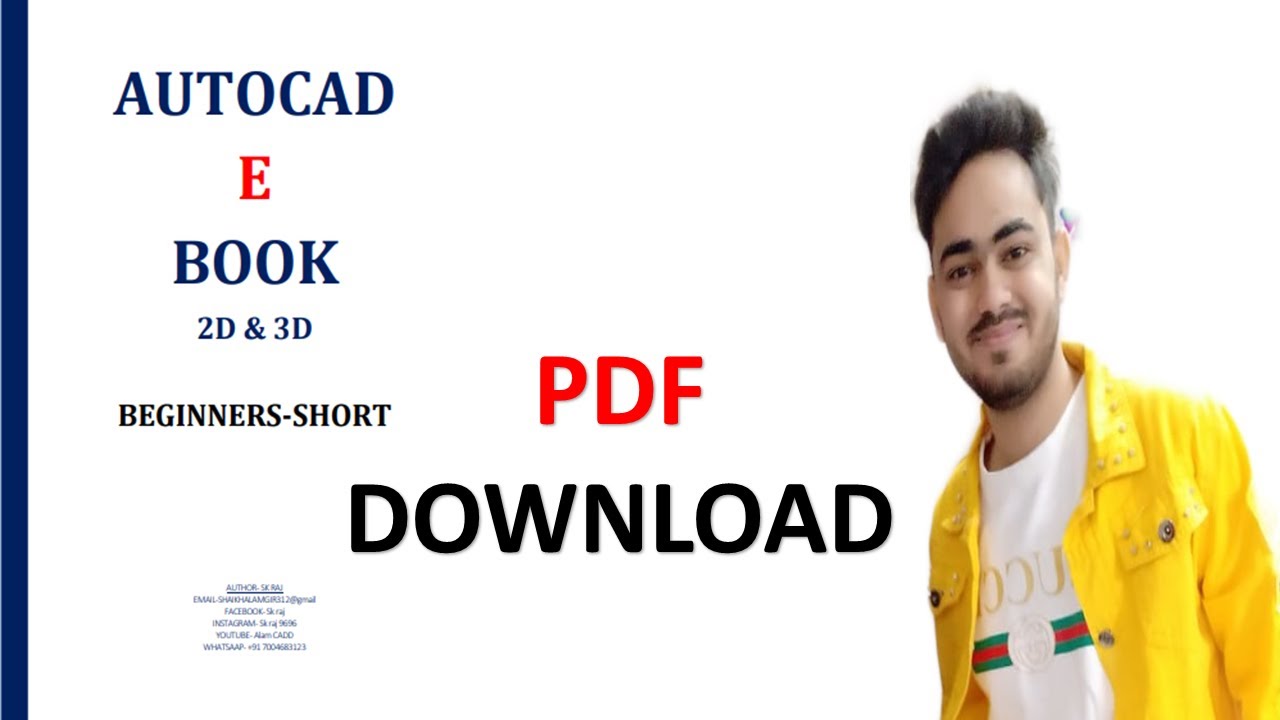 AutoCAD Book Pdf | Download AutoCAD Pdf | eBook - YouTube