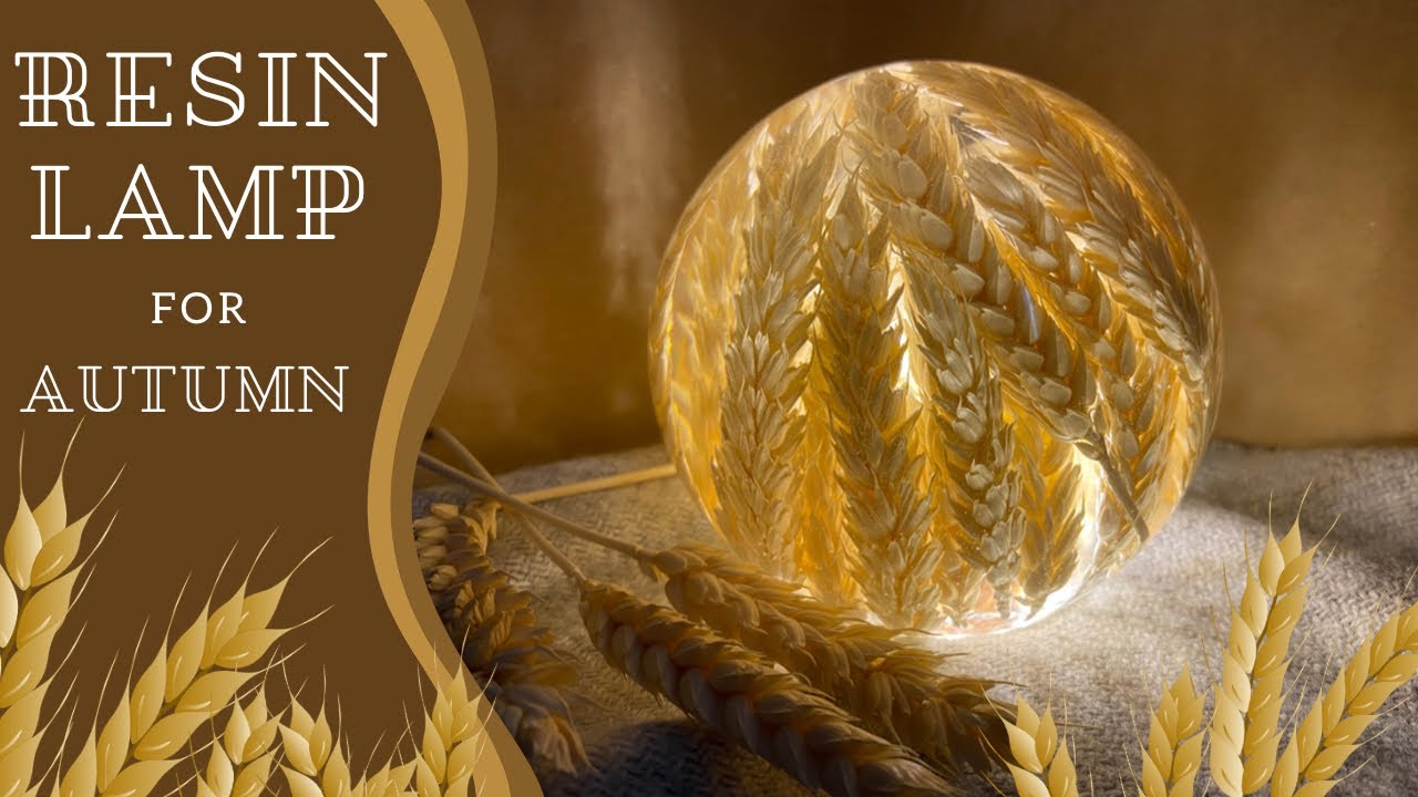 Resin Spherical Lamp with Wheat. Celebrating Autumn 🍂 with JDiction ...